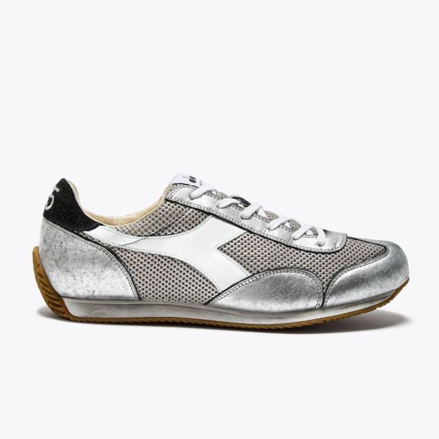 Diadora (ディアドラ) EQUIPE STELLAR SW シルバー ユニセックス スニーカー HERITAGEコレクション