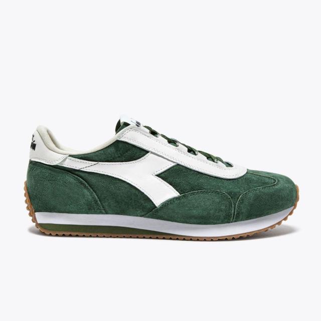 Diadora (ディアドラ) EQUIPE 75 SW グリーン ユニセックス スニーカー HERITAGEコレクション