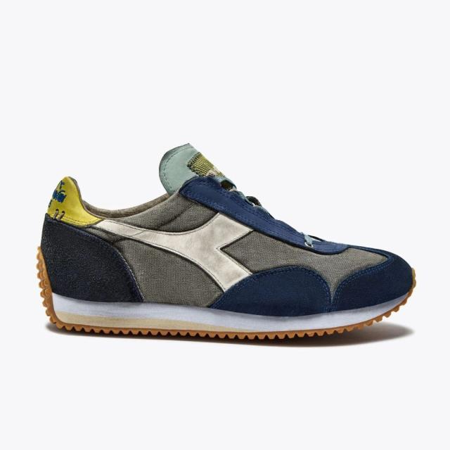 Diadora (ディアドラ) EQUIPE DIRTY SW EVO ブルー ユニセックス スニーカー HERITAGEコレクション
