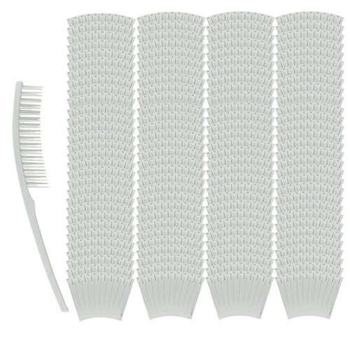 「あす着」業務用 ストレートスリムスケルトンブラシ (STRAIGHT SLIM BRUSH)×1200個セット - スリムで携帯に便利。ホテル・エステ・温泉・銭湯・サウナ・スポーツジム「ホテルアメニティ」「使い捨てヘアブラシ」「個包装タイプ」「送料無料」