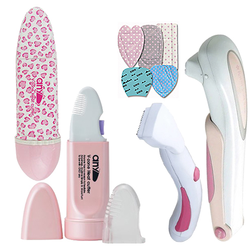 ◆「即日発送」V-Zone Heat Cutter any(エニィ) (2Way・Stylish選択)xラヴィアi、S ラインシェーバー、アンダースタイルガイドフルセット ※完全包装でお届けします「ビキニライン専用ヒートカッター」