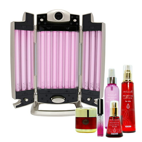 (自宅で光のパック!)(ベビーズコラ)ベビーズコラ ビューティーライト(Baby's Colla Beauty Light) 卓上フェイシャルタイプ(プレミアムローション(200ml)付属)+ビューティフルセット(送料無料)