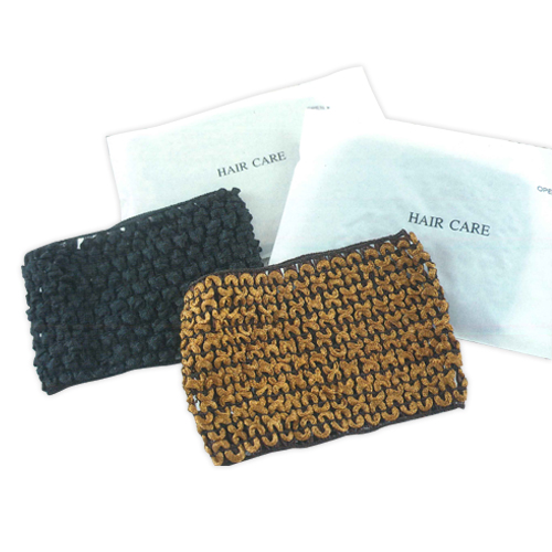 業務用 ヘアネット 2WAYタイプ×500個セット (ヘアーネット・ヘアターバン・シュシュ・ヘアバンド) - ホテル・エステ・温泉・銭湯・サウナ・スポーツジム。洗顔用ヘアターバン。(ホテルアメニティ)(個包装タイプ)(送料無料)(DT)