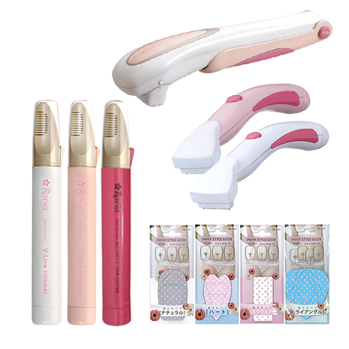 ◆(即日発送)Ravia(ラヴィア) Vライントリマー+iラインシェーバー+Sラインシェーバー+アンダースタイルガイド アンダーヘア用スタイル型テンプレートセット!(正規代理店)(フルセット)