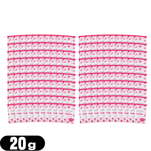 (あす着) 業務用 桜バスパウダー (SAKURA Bath Powder) 桜のかおり 20g×200個セット - 保湿成分(うるおい成分)サクラエキス、ヒアルロン酸、コラーゲン、アーモンド油配合。(ホテルアメニティ)(入浴剤)(パウチ)