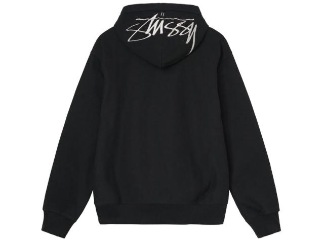 STUSSY ステューシー BACK APPLIQUE HOODIE  パーカー フード フーディ トップス   ジップパーカー 118472 [並行輸入品]