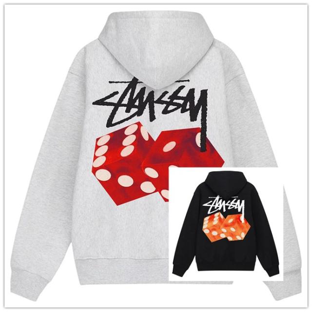 STUSSY ステューシー STUSSY DICED OUT HOODIE  パーカー フード フーディ トップス   ジップパーカー 1924971 [並行輸入品]