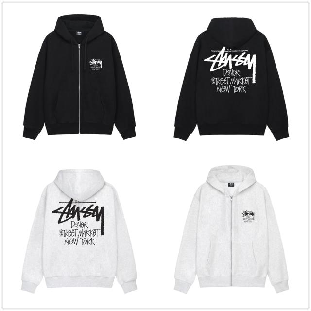 STUSSY ステューシー STUSSY STOCK DSM N.Y. ZIP HOOD HOODIE パーカー フード フーディ トップス   ジップパーカー  3973739  [並行輸入品]