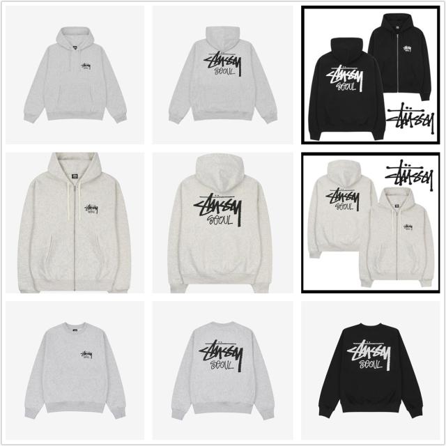 ステューシー STUSSY STOCK SEOUL ZIP HOOD 3973877 / HOODIE 3923877 / CREW 3913807 スウェット パーカー 並行輸入品