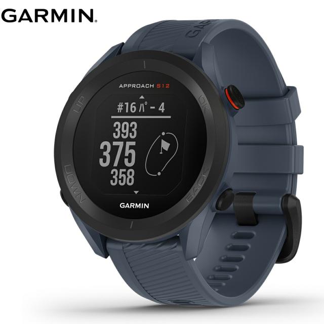 ガーミン GARMIN スマートウォッチ Approach S12 Granite Blue アプローチ S12 グラナイトブルー ゴルフ GPS ウェアラブル 腕時計 メンズ レディース 010-02472-21
