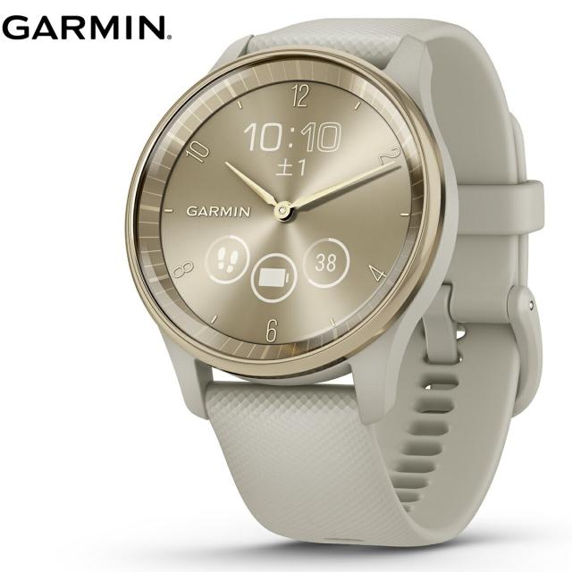 ガーミン GARMIN vivomove Trend ヴィヴォムーブ トレンド ライフログ GPS スマートウォッチ 010-02665-72 腕時計 メンズ レディース French Grey/Cream Gold
