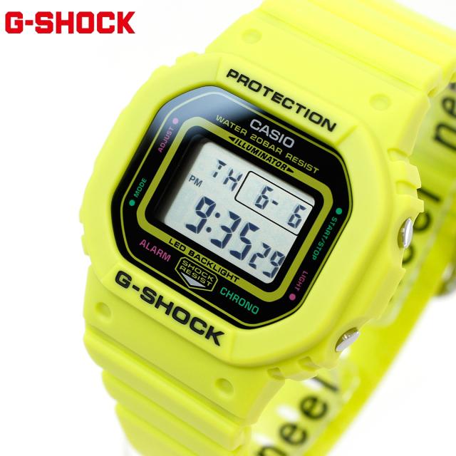 G-SHOCK デジタル カシオ Gショック CASIO 腕時計 メンズ レディース GMD-S5600EP-9JF エナジー ENERGY PACK イエロー 電光石火 稲妻 イメージの通販 ...