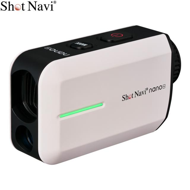 ショットナビ Shot Navi Laser Sniper nano Plus レーザースナイパー ナノ プラス ゴルフ レーザー 距離測定器 距離計測器 ホワイト