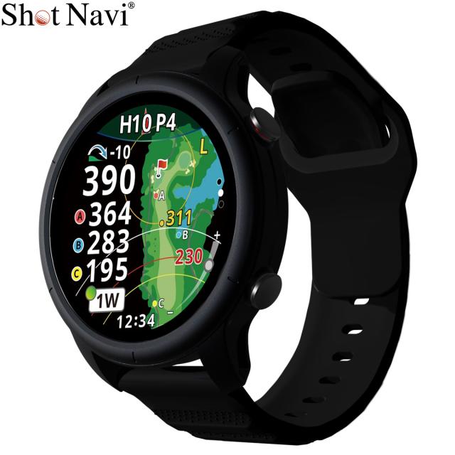 ショットナビ Shot Navi VELLIX ベリックス V14 腕時計型 タッチパネル ゴルフ ナビ GPS 距離測定器 距離計測器 ブラック