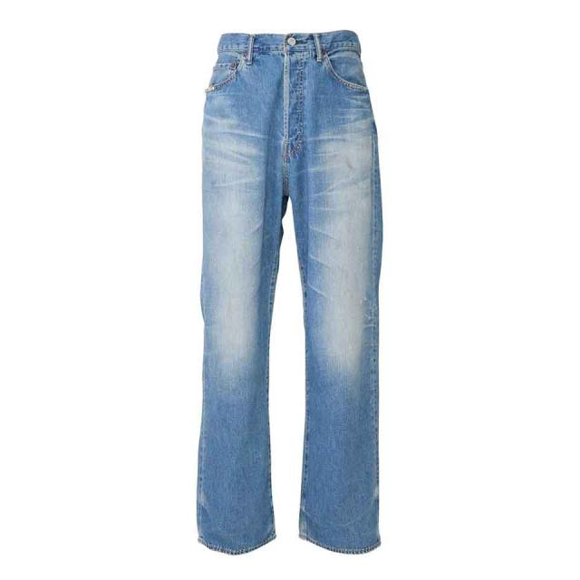 HYSTERIC GLAMOUR ヒステリックグラマー 02251AP12 CH加工 バギーパンツ DARK INDIGO BLUE 正規通販 メンズ