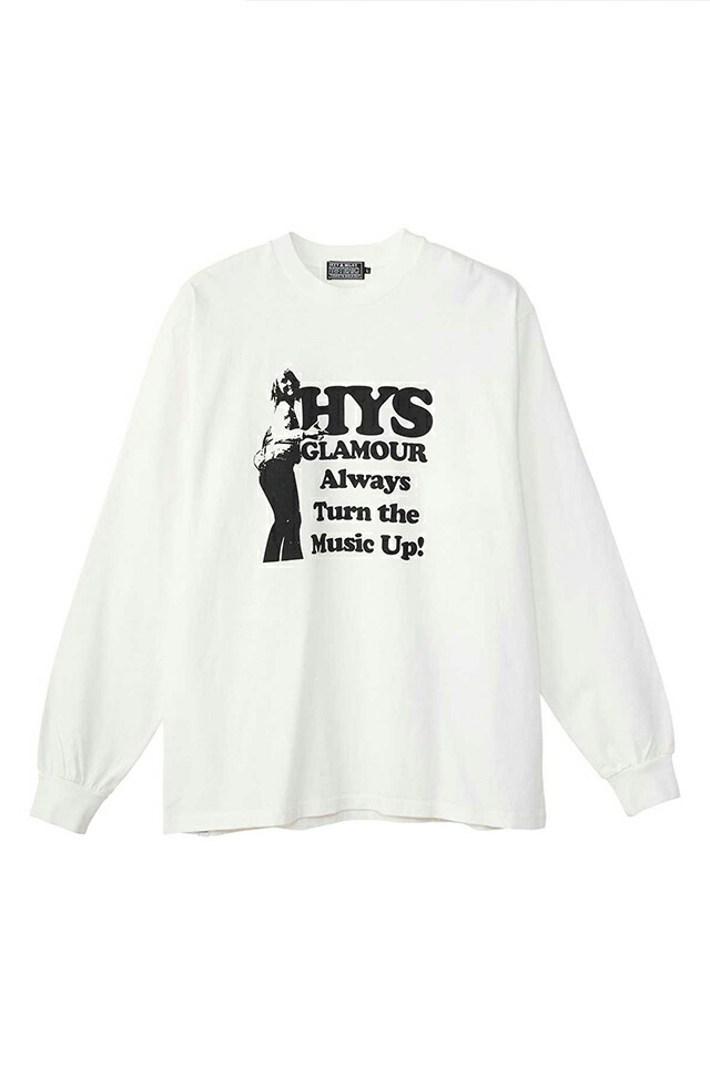 HYSTERIC GLAMOUR ヒステリックグラマー 02253CL06 SUPER KINKY SOUNDS Tシャツ WHITE 正規通販 メンズ
