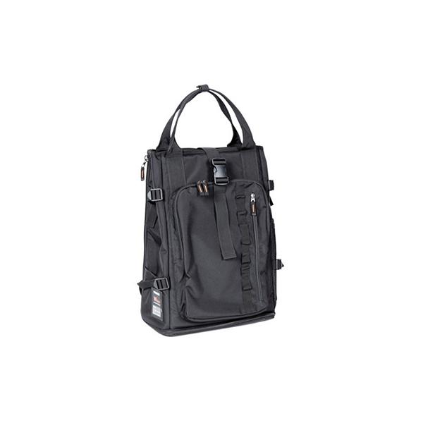 トラスコ TRUSCO 裏表ひっくり返るリュック Wフェイスリュック ブラック RESL-BK 115-1113 リュック バックパック 現場用