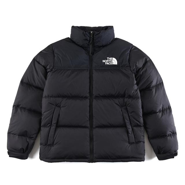 1996 RETRO NUPTSE JACKET レトロ ヌプシ ジャケットダウン アウター ロゴ プリント メンズ ブラック 黒 プレゼント ギフト 通勤 通学 送料無料