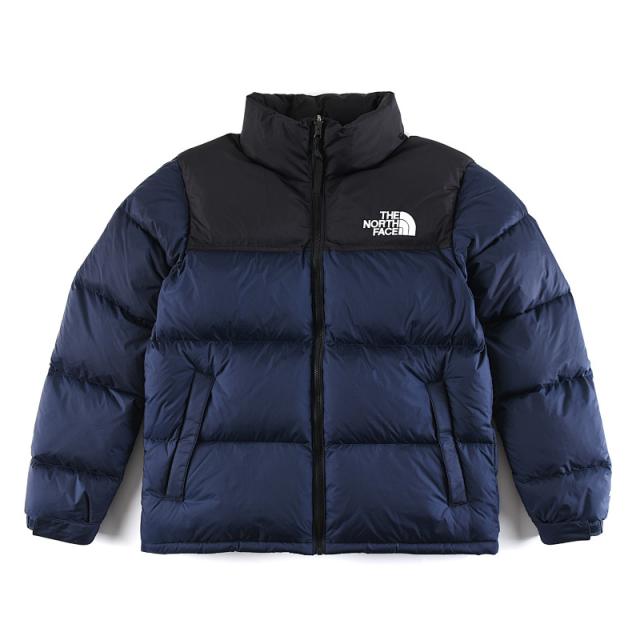 1996 RETRO NUPTSE JACKET レトロ ヌプシ ジャケットダウン アウター ロゴ プリント メンズ ネイビーXブラック プレゼント ギフト 通勤 通学 送料無料