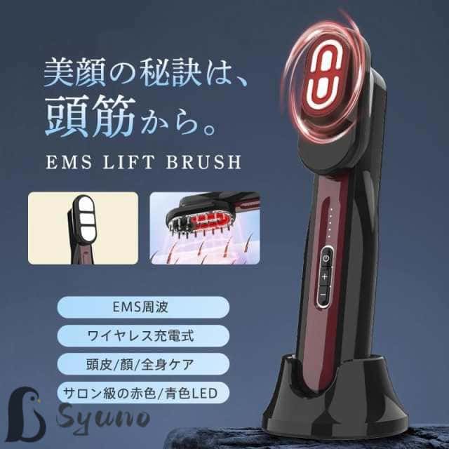 電気ブラシ 美顔器 EMS 美容家電 電気針ヘッドスパ 電気バリブラシ 目元 フェイスケア 美肌 頭皮ケア マッサージ 振動 磁石式 ラジオ波 エステ 日本語説明書