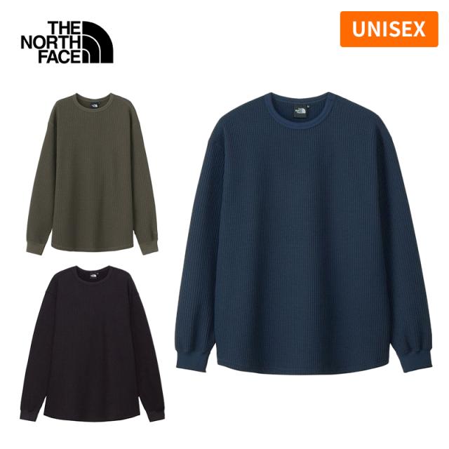 【正規品/即日発送】THE NORTH FACE ザ・ノース・フェイス ロングスリーブウォームワッフルクルー(ユニセックス) NT62436 ノースフェイス ノース 長袖 ロンT