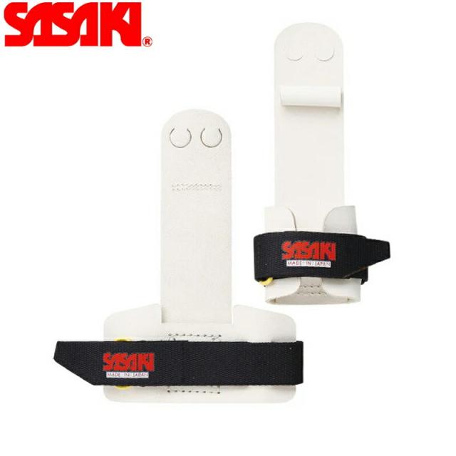 SASAKI ササキ つり輪用 ジュニアプロテクター 2つ穴プロテクター (P-115) 器械体操 体操 男子体操 男子つり輪用プロテクター 吊り輪 牛皮革 ハンドグリップ ジュニア キッズ 子ども