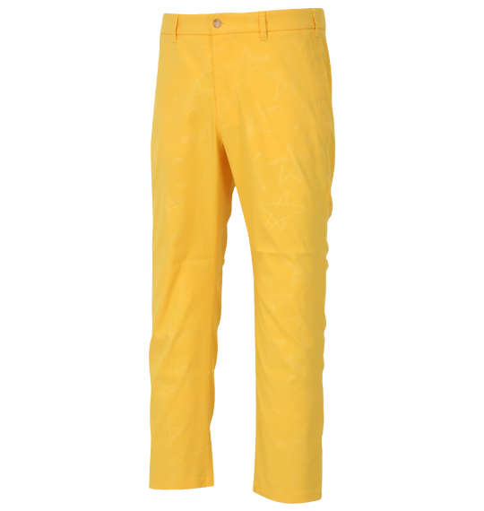 大きいサイズ メンズ LOUDMOUTH エンボス ストレッチ ツイル ロング パンツ イエロー 1274-3220-1 100 105 110 115 120 130