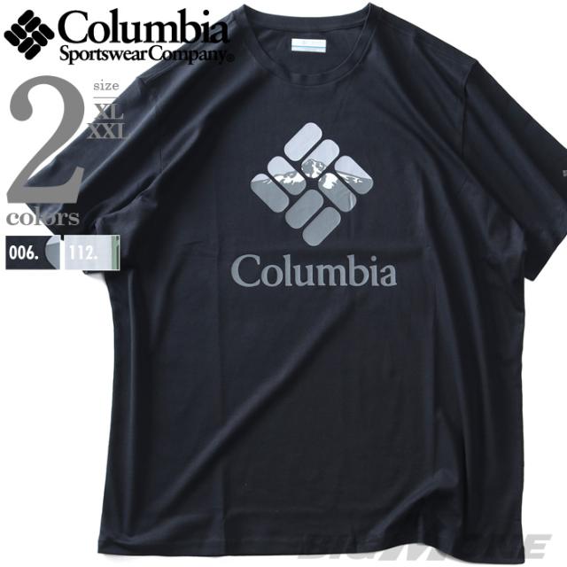 大きいサイズ メンズ Columbia コロンビア ロゴプリント 半袖 Tシャツ Rapid Ridge Graphic Tee USA直輸入 1888811