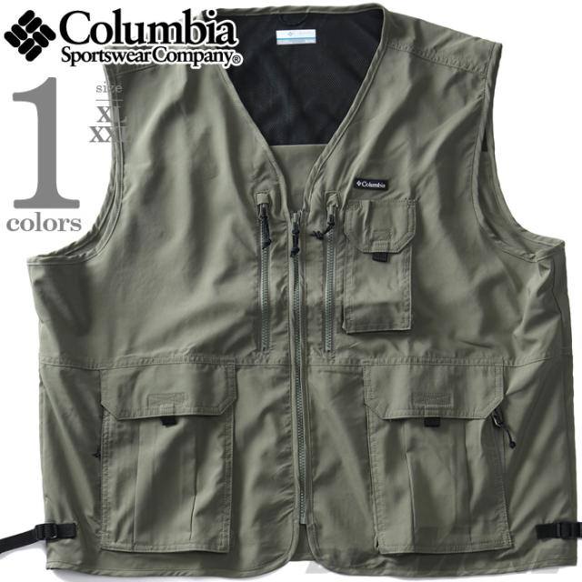 大きいサイズ メンズ Columbia コロンビア ユーティリティ ベスト Silver Ridge Utility Vest USA直輸入 2030731