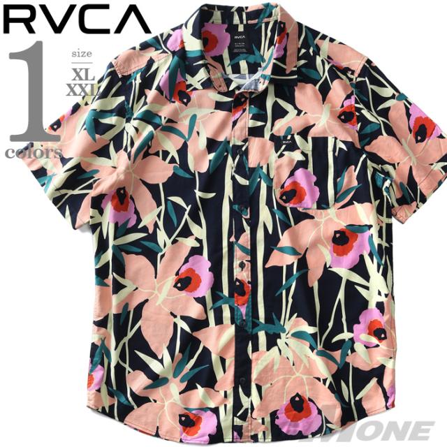大きいサイズ メンズ RVCA ルーカ 半袖 花柄 シャツ BAMBOO FLORAL USA直輸入 avywt00156sh