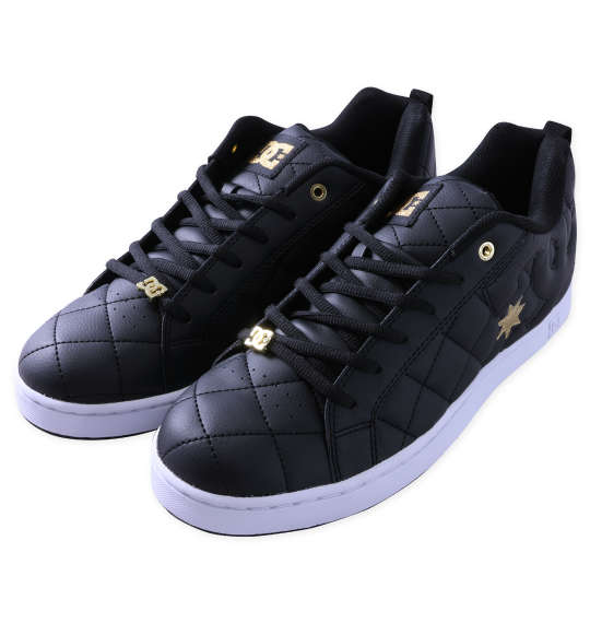 大きいサイズ メンズ DCSHOES スニーカー ALLIANCE SE SN ブラック × ゴールド 1240-4302-2 29 30 31 32