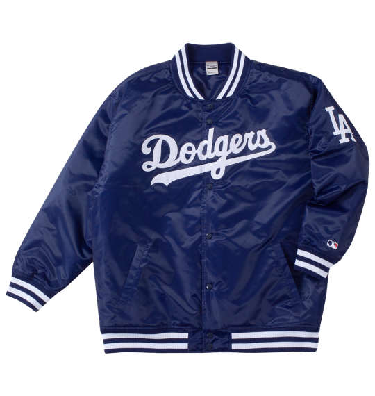 大きいサイズ メンズ Fanatics ロサンゼルス・ドジャース サテン スタジアム ジャケット ネイビー 1273-4630-1 3L 4L 5L 6L