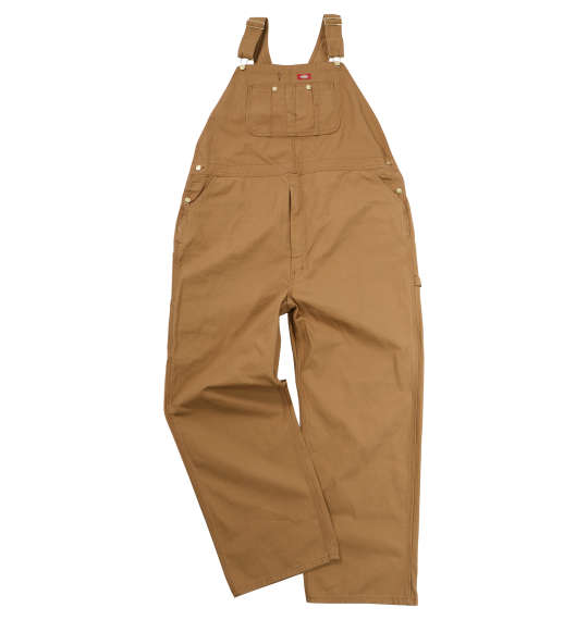大きいサイズ メンズ DICKIES DB100ビブ オーバーオール ブラウンダック 1274-4303-1 44 48