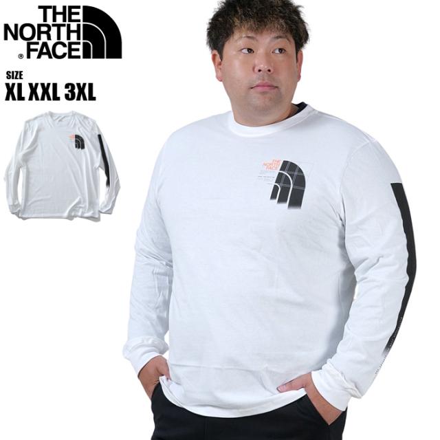 大きいサイズ メンズ THE NORTH FACE ノースフェイス ロゴプリント ロング Tシャツ Brand Proud Tee USA直輸入 nf0a86ww-vod