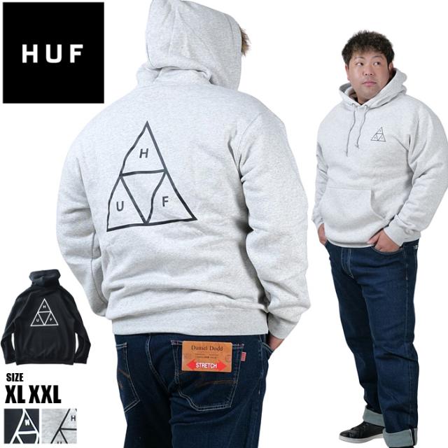 大きいサイズ メンズ HUF ハフ プルオーバー パーカー SET TT HOODIE USA直輸入 pf00572