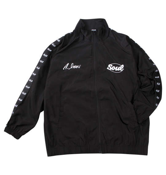 大きいサイズ メンズ INOKI ISM×SOUL アントニオ猪木 ウインドブレーカー ジャケット ブラック 1273-4365-2 3L 4L 5L 6L