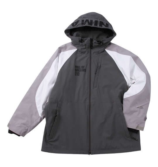 大きいサイズ メンズ nima スノーボード ジャケット メタルグレー 1256-4300-1 3L 5L 7L