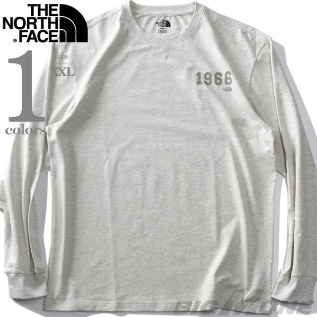 大きいサイズ メンズ THE NORTH FACE ノースフェイス プリント 長袖 Tシャツ LOOSE FIT USA直輸入 nt7tq01l