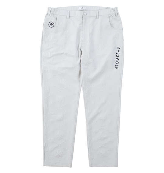 大きいサイズ メンズ SY32 by SWEET YEARS エンボス ストレッチ パンツ グレー 1274-5205-1 3L 4L 5L 6L