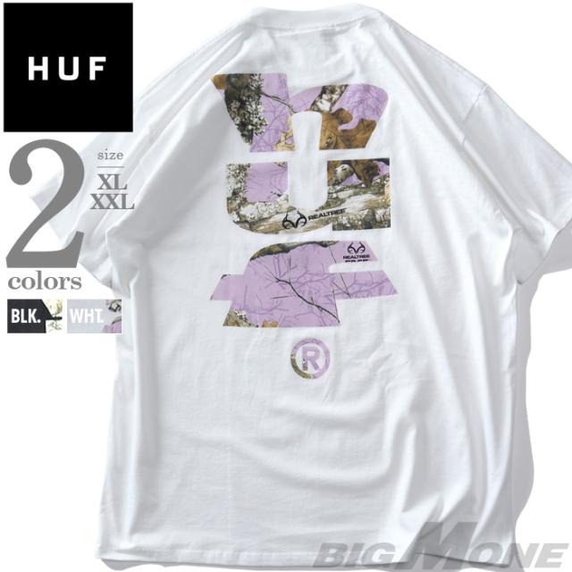大きいサイズ メンズ HUF ハフ プリント 半袖 Tシャツ REALTREE MEGABLAST USA直輸入 ts02506