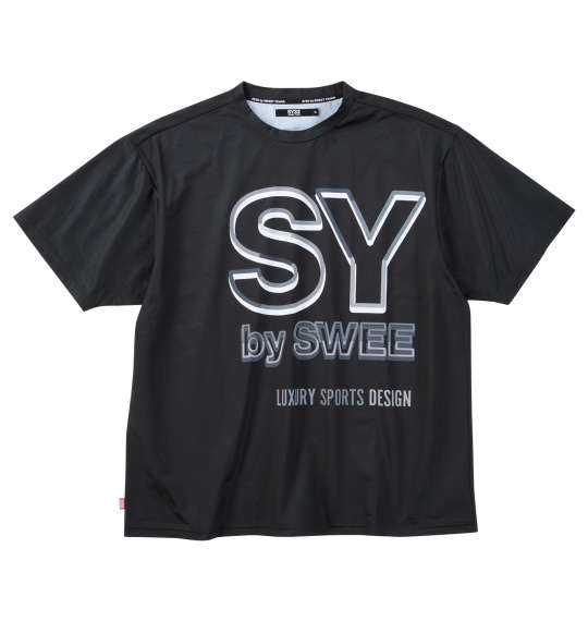 大きいサイズ メンズ SY32 by SWEET YEARS ネオンビッグロゴ 半袖 Tシャツ ブラック 1278-5241-2 3L 4L 5L 6L