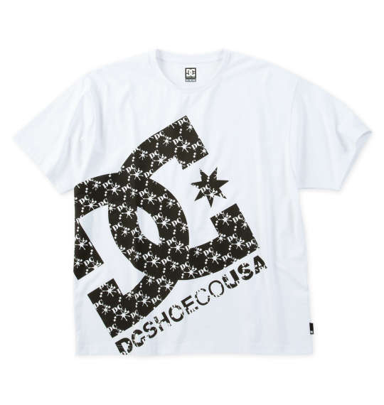 大きいサイズ メンズ DCSHOES 25MONO BIG STAR 半袖 Tシャツ ホワイト 1278-5270-1 3L 4L 5L 6L