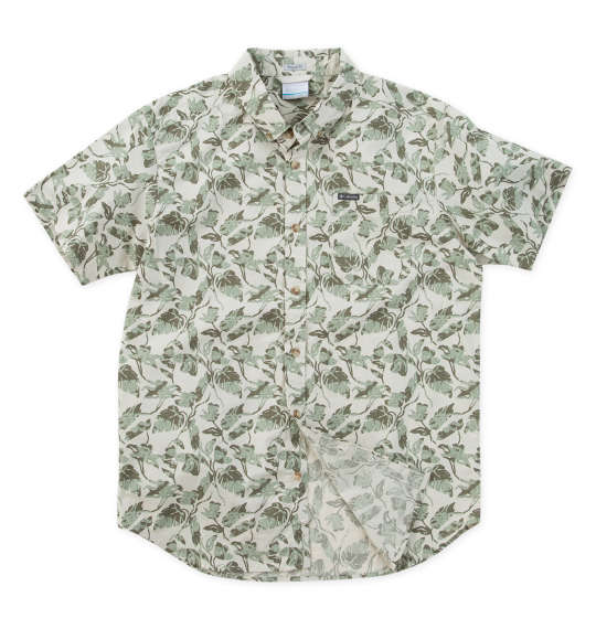 大きいサイズ メンズ Columbia ラピッドリバープリンテッド 半袖 シャツ ダークストーンパイン 1277-5210-1 1X 2X 3X 4X 5X 6X