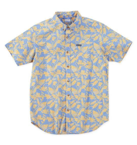 大きいサイズ メンズ Columbia ラピッドリバープリンテッド 半袖 シャツ リップルブルーパイン 1277-5210-2 1X 2X 3X 4X 5X 6X