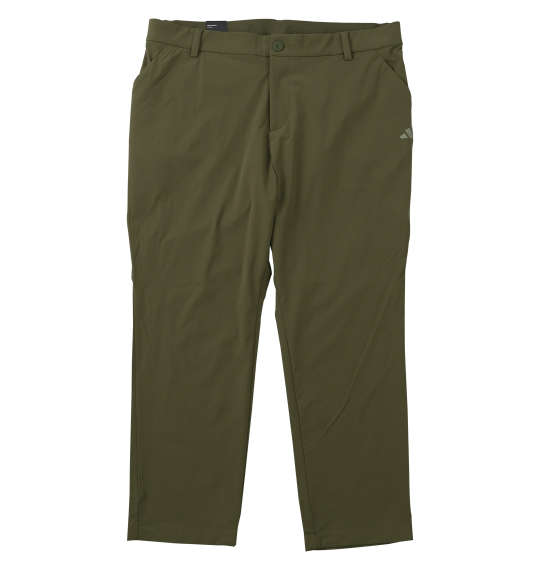 大きいサイズ メンズ adidas golf EX-Stretch Active スリーストライプ アンクル パンツ オリーブストレータ 1274-5220-3 104 108