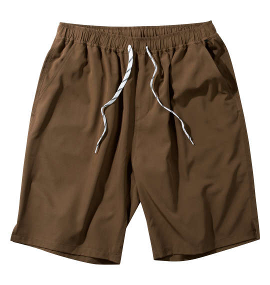 大きいサイズ メンズ RealBvoice NO-PANTS STYLE DRY ストレッチ ショーツ ブラウン 1274-5535-1 3L 4L 5L 6L