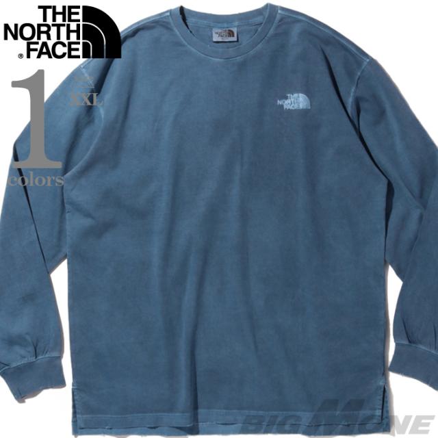 大きいサイズ メンズ THE NORTH FACE ノースフェイス 刺繍入り 長袖 Tシャツ USA直輸入 nt7tq50k