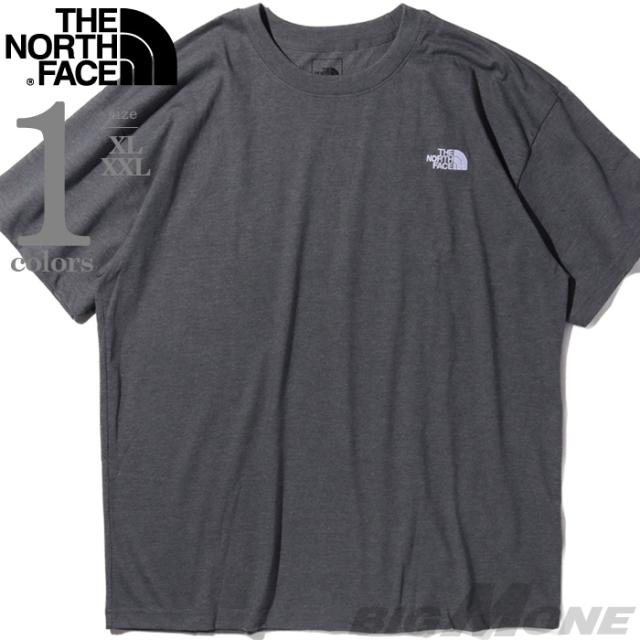 大きいサイズ メンズ THE NORTH FACE ノースフェイス ロゴ刺繍 半袖 Tシャツ USA直輸入 nf0a84gd-gaz
