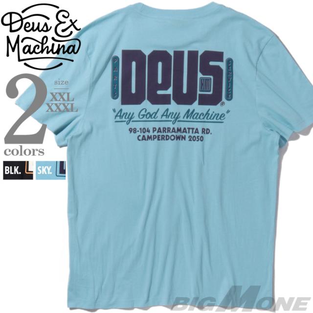 大きいサイズ メンズ DEUS EX MACHINA デウス エクス マキナ プリント 半袖 Tシャツ USA直輸入 dmp251953a