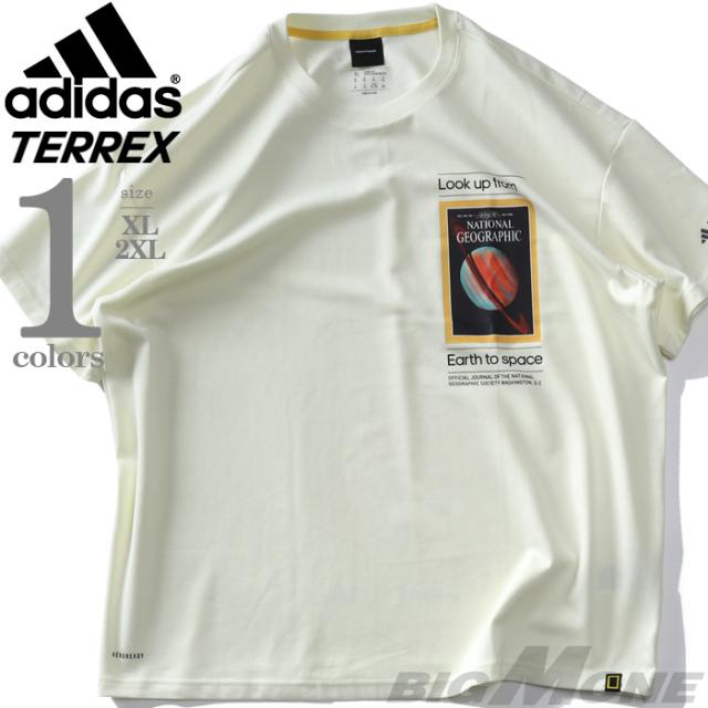 大きいサイズ メンズ ADIDAS アディダス TERREX テレックス ナショナルグラフィック UF AEROREADY 半袖 Tシャツ USA直輸入 jd5962